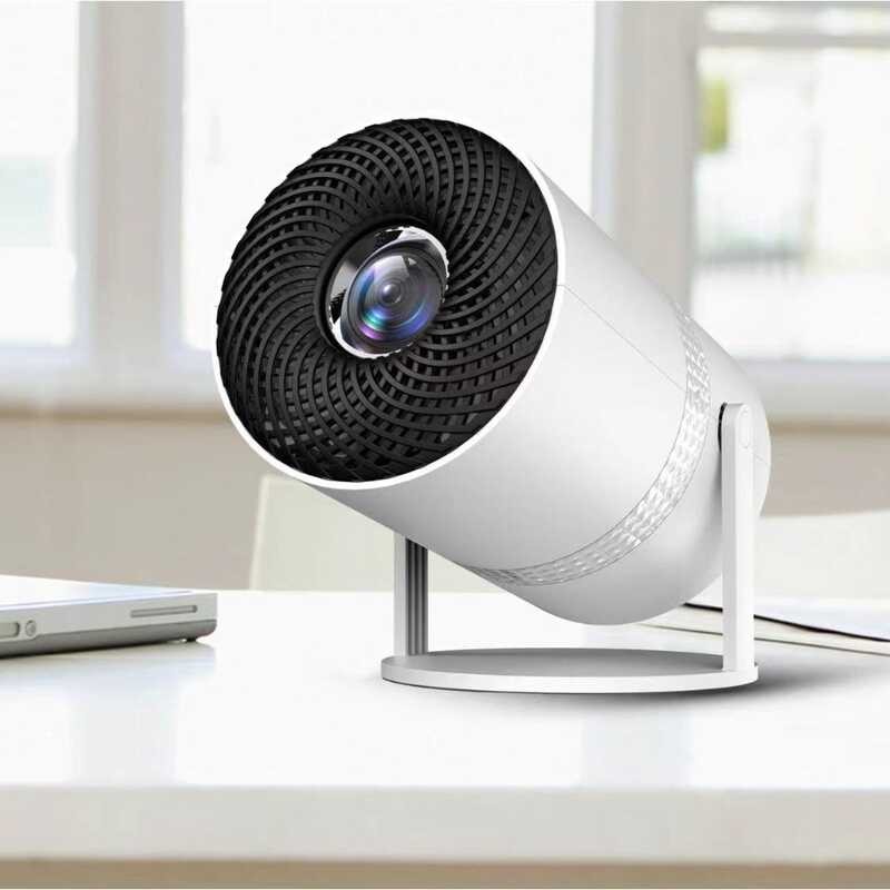 Portable Projection Lamp Android TV Bluetooth Dual Band Projector ...