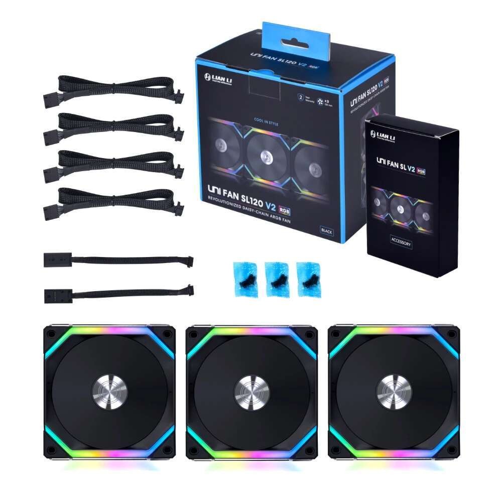 Li Lian UNI FAN SL120-V2 LIANLI Building block Infinity Mirror 5V ARGB ...