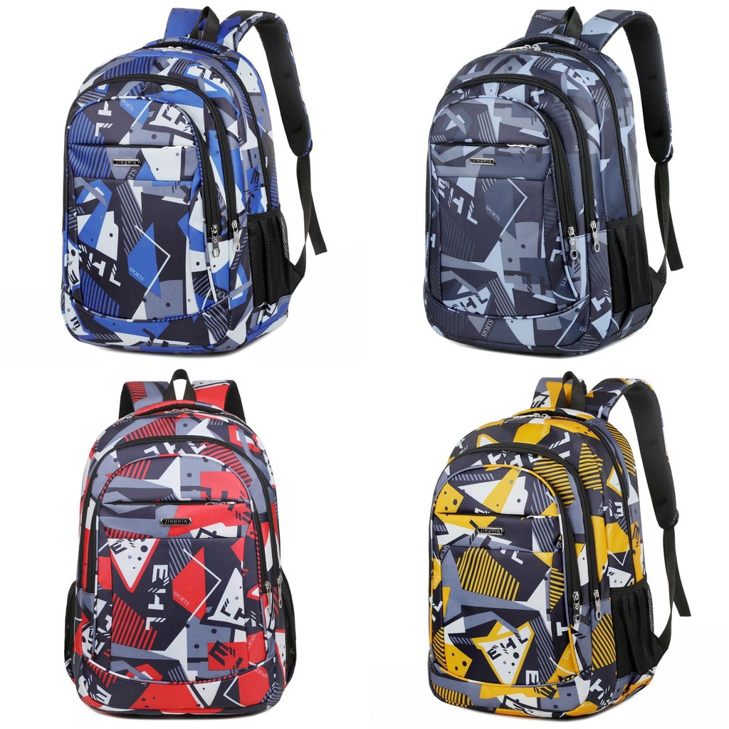 Fabric Oxford Travel Backpack Large Capacity Ergonomic Laptop Design ...