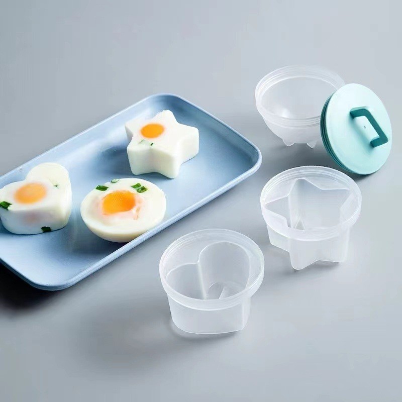 Cute Heart Animal Shaped Egg Cooker Mold Steamer for Jelly Pudding ...