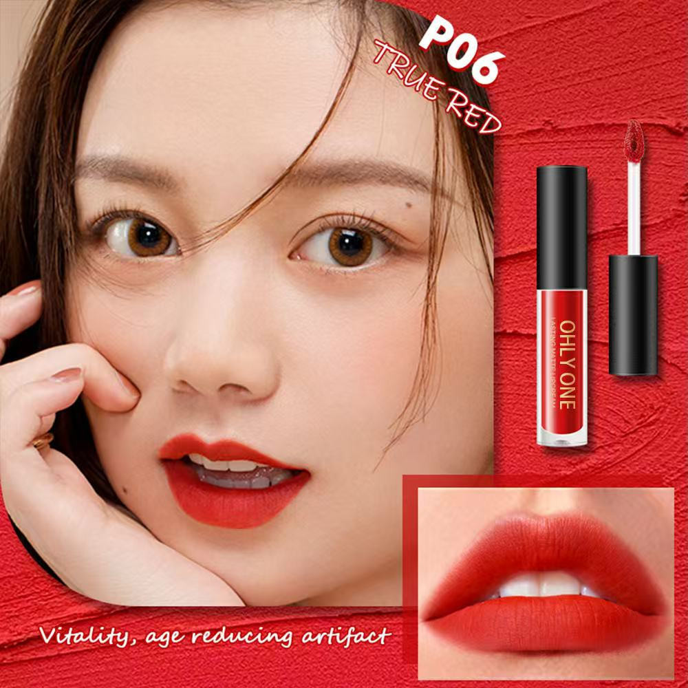 OHLY ONE Water Tint Lip Glaze Waterproof Long Lasting Airy Matte Liquid ...