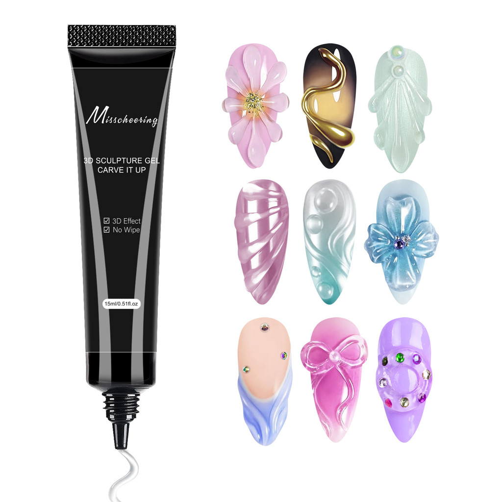 3D Gel Nail Art Modeling Gel Suitable for Nail Design DIY Nail Art for ...