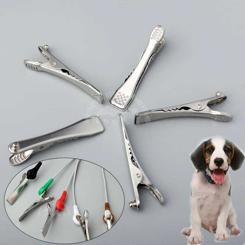 Veterinary Ecg/Ekg Alligator Clip Reusable Animals Pets Dog Cat ...
