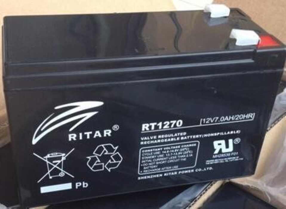 RT1270 Ritar 12V 7AH Lead-Acid Battery Ritar Battery for Security ...