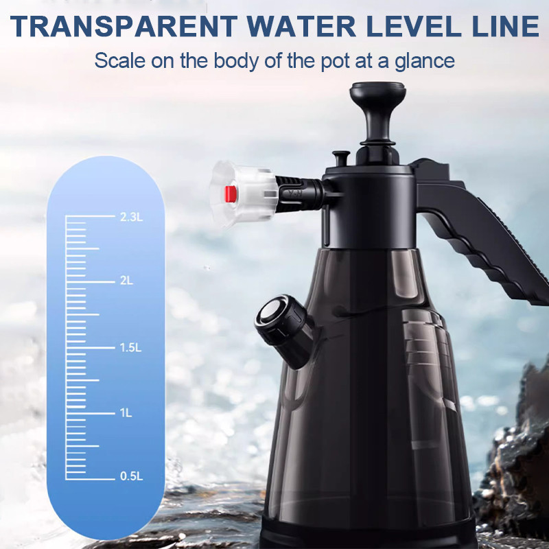2.3L Foam Sprayer Car Wash Pressure Washer Power Sprayer Shampoo Water ...