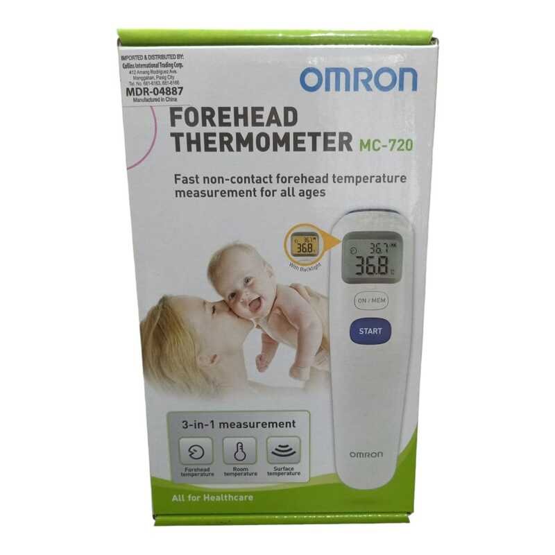 3F0 Non Contact Omron Forehead Thermometer Mc-720 E6d C9f | Shopee ...