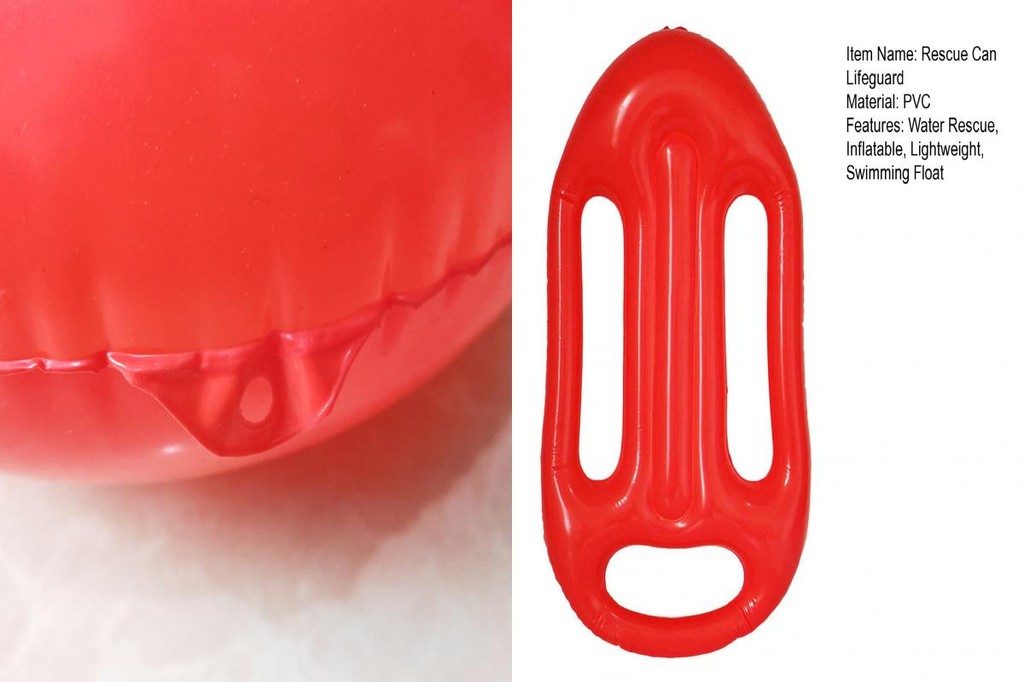 Easy-to-store Pool Float Portable Pool Float 3-handle Lifeguard Rescue ...