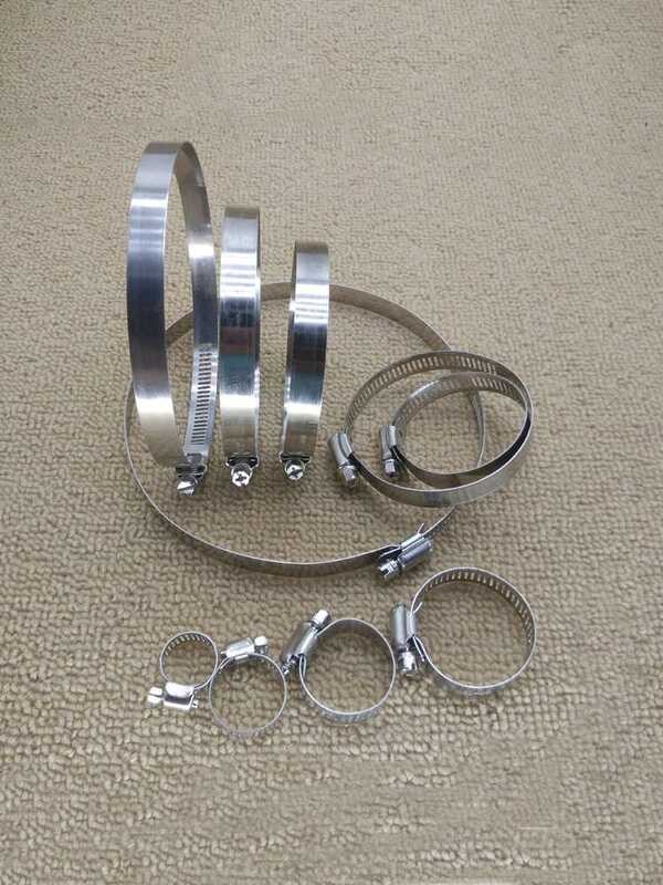 Air Intake Fixed Pipe Quick Install Adjustable Universal Hose Clamp ...