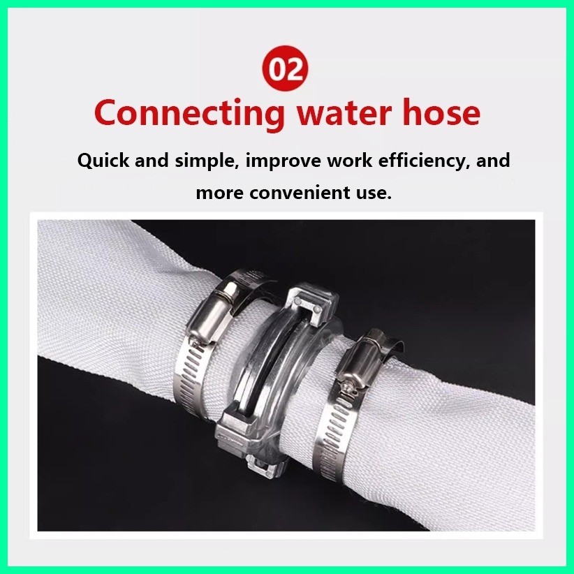 ∟ Quick Coupling For Water Pipes Aluminum Pipe Fitting Hose Connector ...