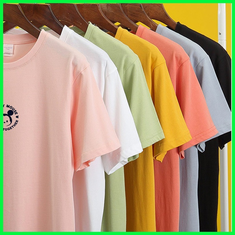 Korean Tshirt For Women Unisex Neck T-Shirt Fashion Street Style Swith ...