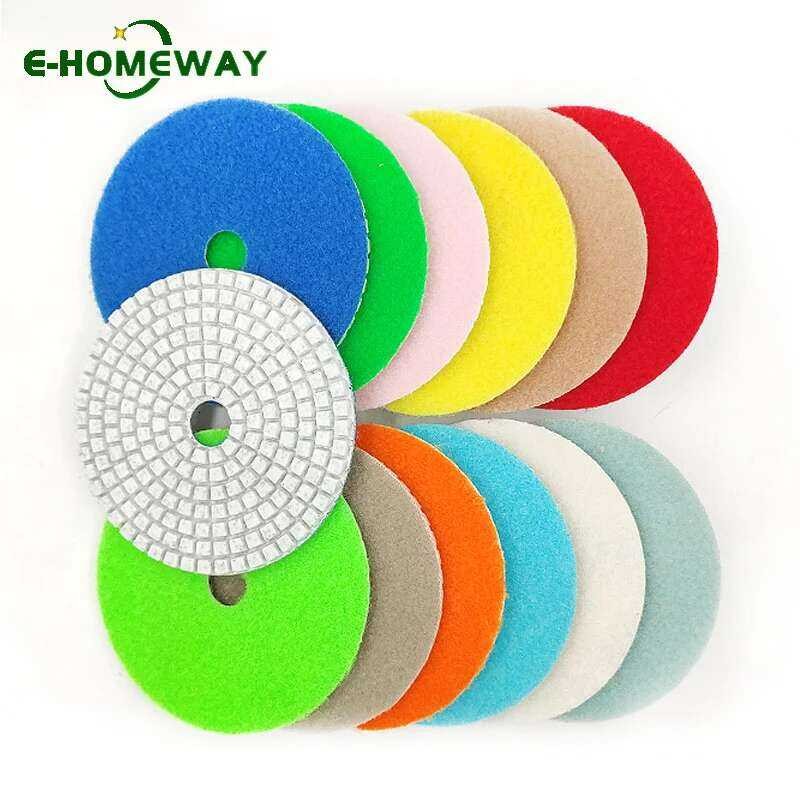 Dia Polishing Pads Dry And Wet Buff Disc For Sanding Marble Granite ...