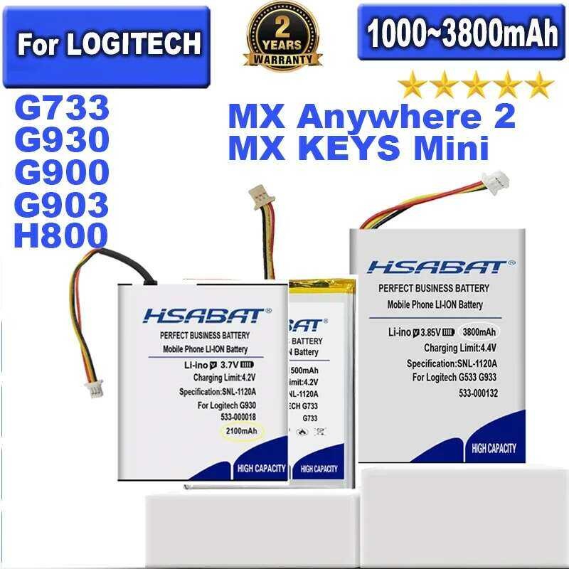 Battery for LOGITECH G733 G930 G403 G900 G703 G903 M-RO052, MX Anywhere ...