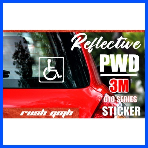 PWD (3M Reflective sticker) | Shopee Philippines
