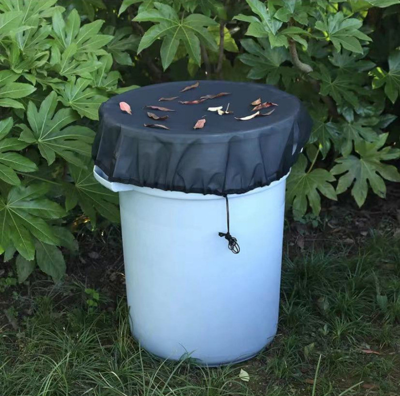 Outdoor Rain Barrel Insect Cover | Mesh Net with Secure Drawstring ...