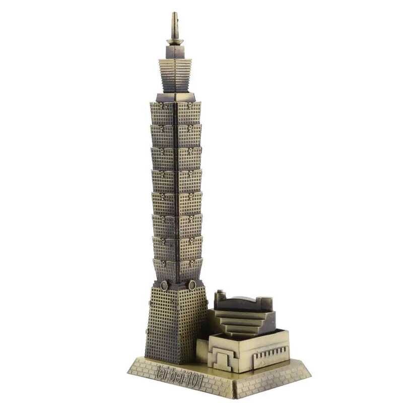 101 Taipei Tower Building Architecture Figurine Statue Model Of Taiwan ...