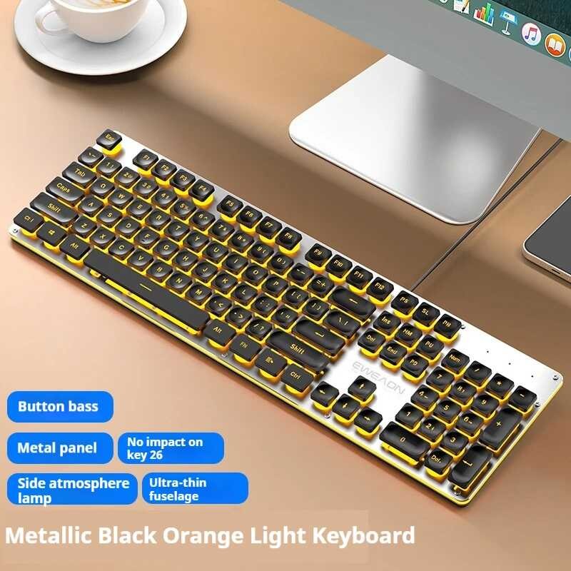 Forerunner Silent Abs Material Office Mechanical Keyboard Ergonomic ...