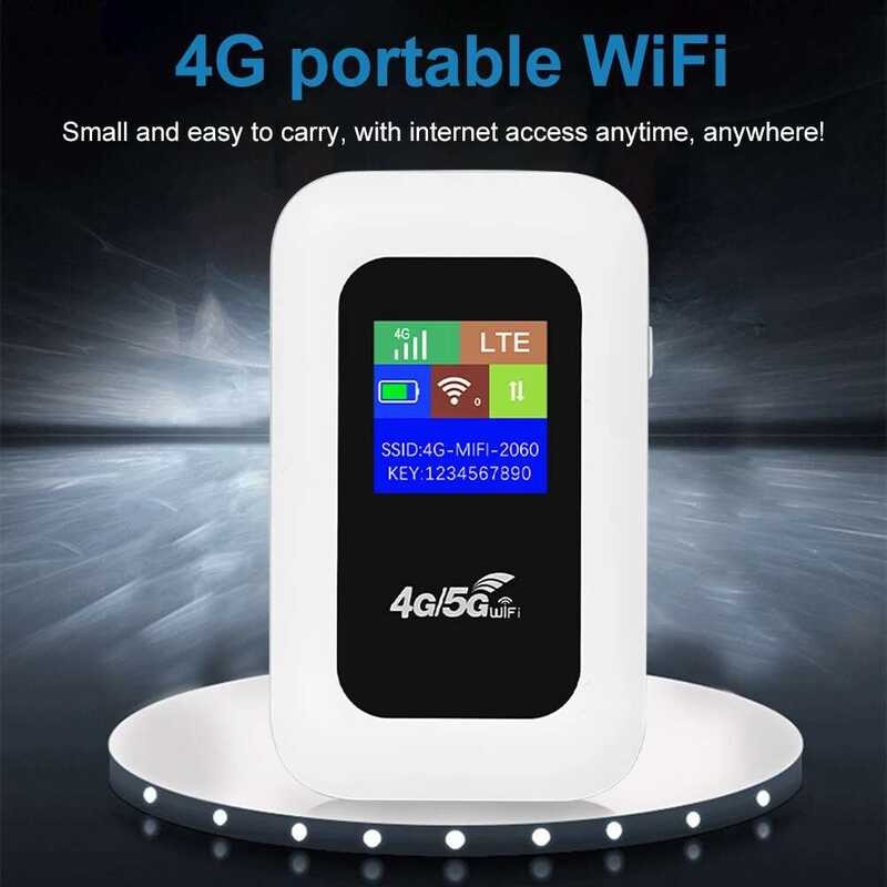 Global G LTE Esim Mobile With SIM Card Slot Mbps Pocket Wifi Hotspot ...
