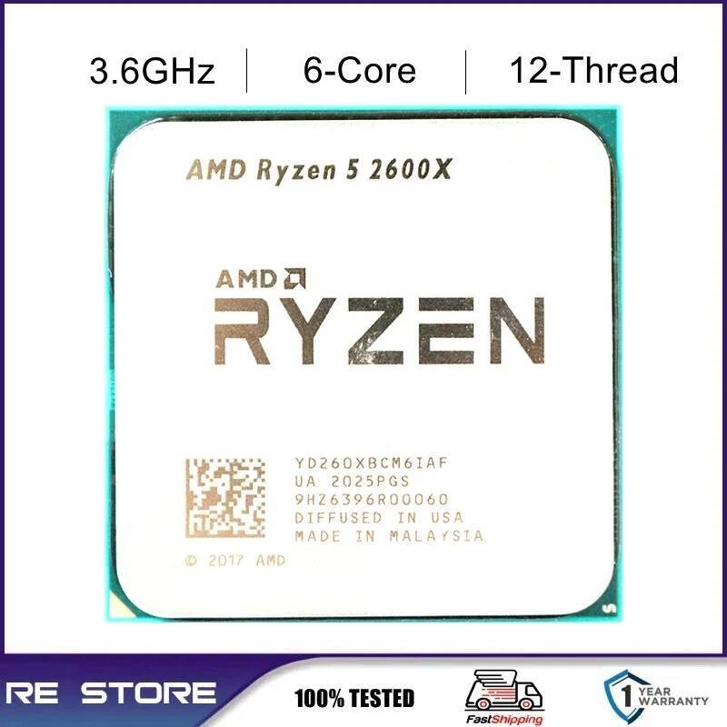 Ryzen AMD 5 R5 2600X 3.6GHz 6-Core 12-Thread processor | Shopee Philippines