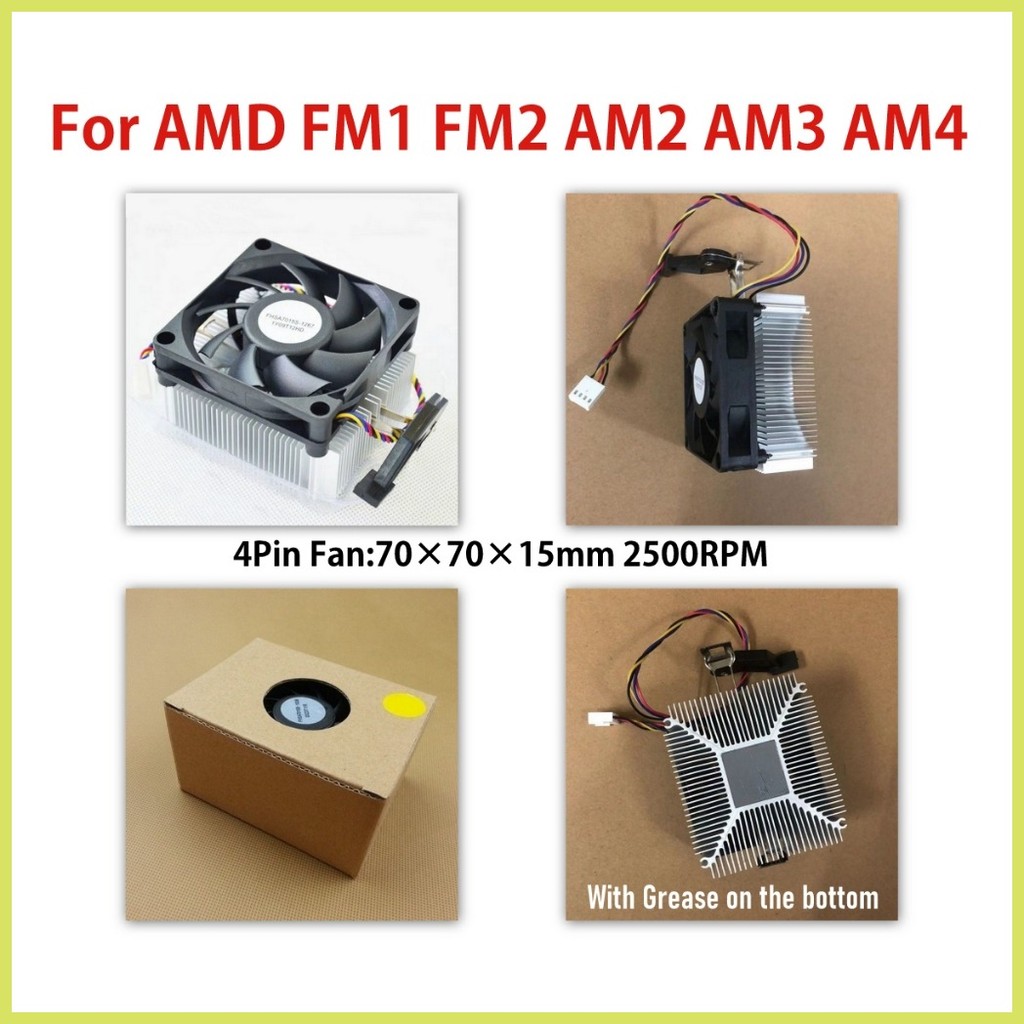 ⌚ ⚠ AMD Wraith Stealth AM4 AM3 AM2 FM2 FM1 Socket CPU Cooler| Heatsink ...