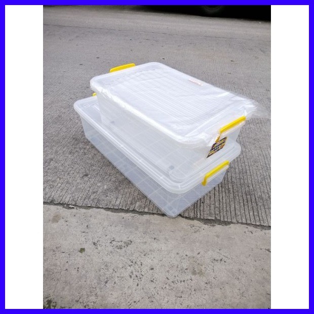 50 liter under bed box storage box with wheels underbed (for other ...