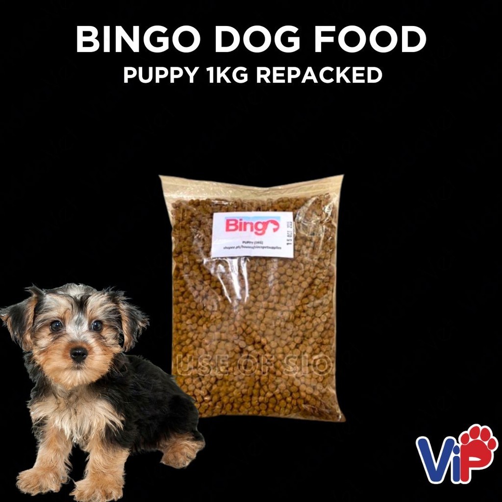 1kg Bingo Puppy Dog food For Puppies Aged 1–12 Months | Shopee Philippines