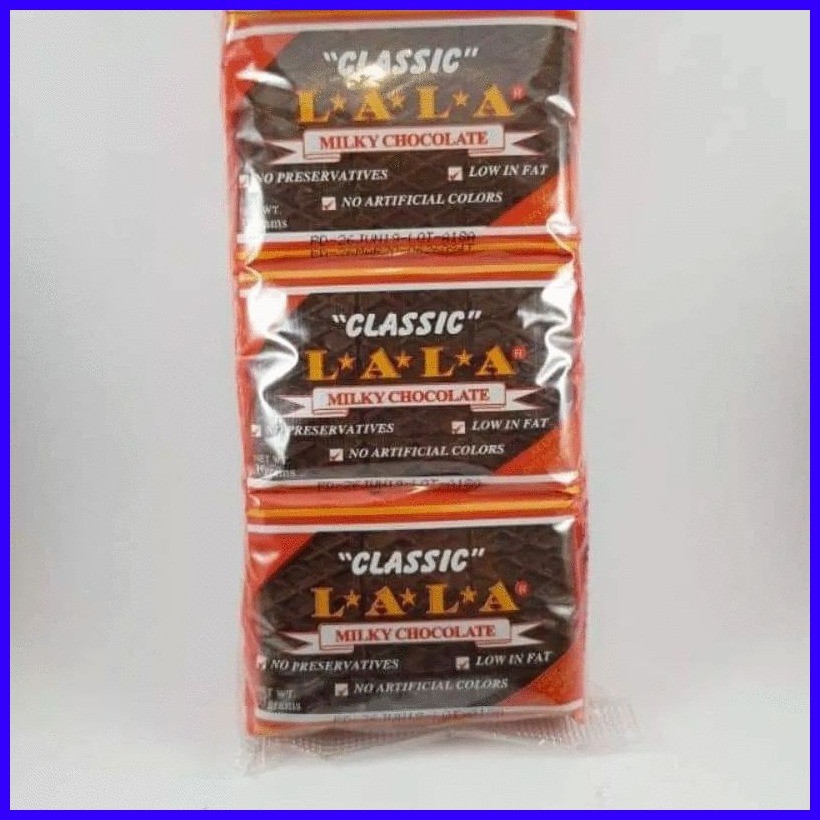 Lala Classic Chocolate/Ube Pastillas Bar 12x35g | Shopee Philippines