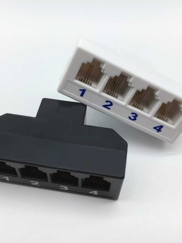 Mesh Hole RJ45 RJ11 1/4 Switch Interface Junction Box Ethernet to ...