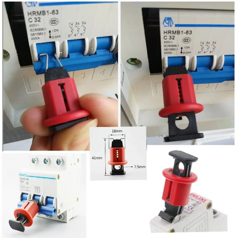 [10pcs/lot] POS MCB Lockout – Toggle Safety Lock for Circuit Breakers ...