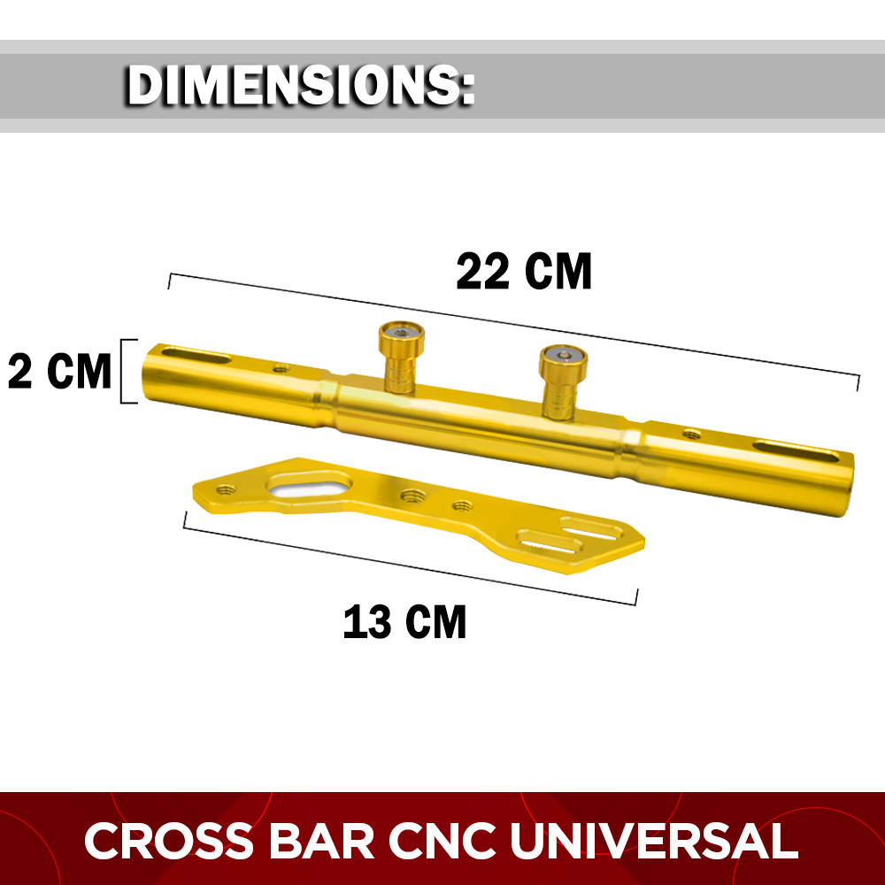 MOTORCYCLE UNIVERSAL CROSSBAR BRACKET Hanle bar holder TDS | Shopee ...