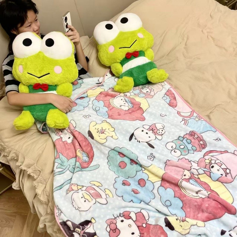 Cartoon Kero Kero Keroppi Plushies Soft Fluffy Big Eyed Frog Plush Toy ...