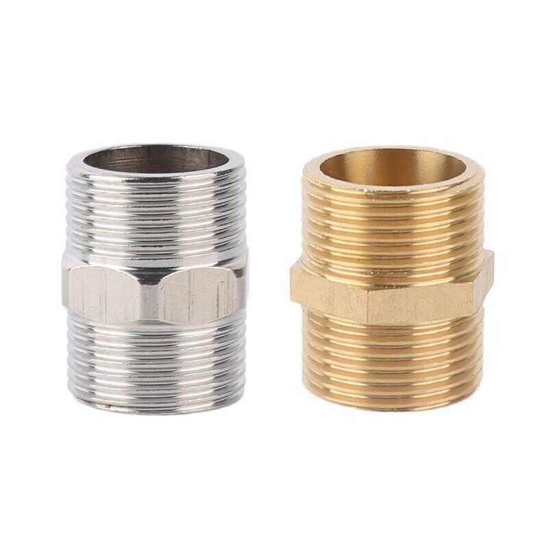 Threaded Stainless Steel Coupling All Copper Double Male Thread ...