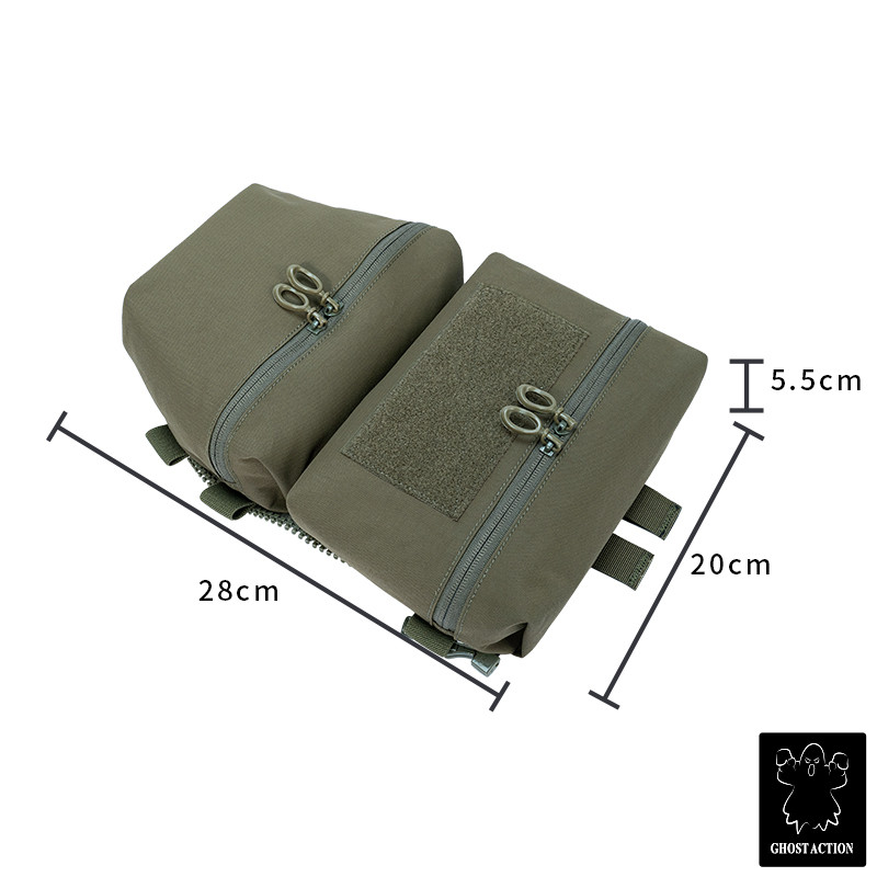 Ghost Action TACTICAL Vest Back Panel For FCPC V5 Plate Carrier FERRO ...