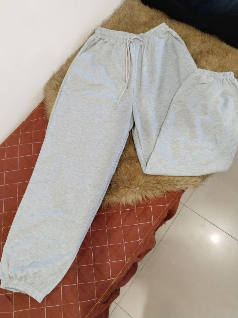 Baggy Sweatpants For Women HipHop Dancer Pants High Waist Wide Leg Pants Loose Trousers Elastic ...