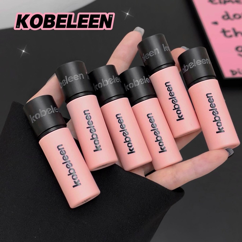 Kobeleen Pink Lip Tint Velvet Matte Korean Girl Group Color Nude Lip ...