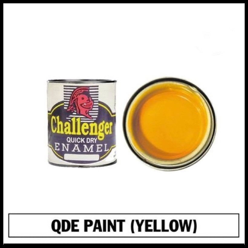Challenger QDE Quick Dry Enamel Paint 60cc for Wood & Metal Small Paint ...