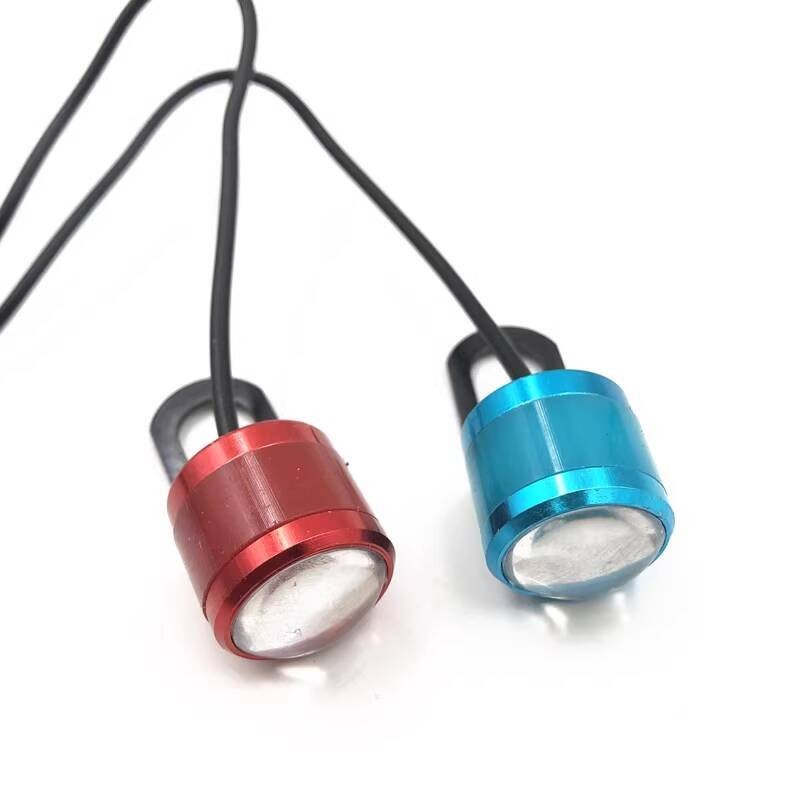 Motorcycle Decorative Lights LED Ghost Fire Modified Scooter Decorative ...