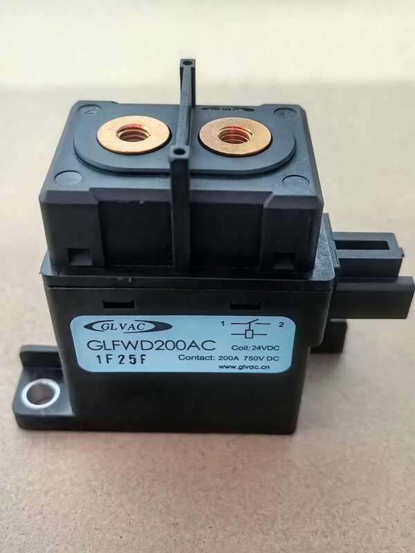 GAC National Power High Voltage DC Contactor GLFWD200AC Coil 24V ...