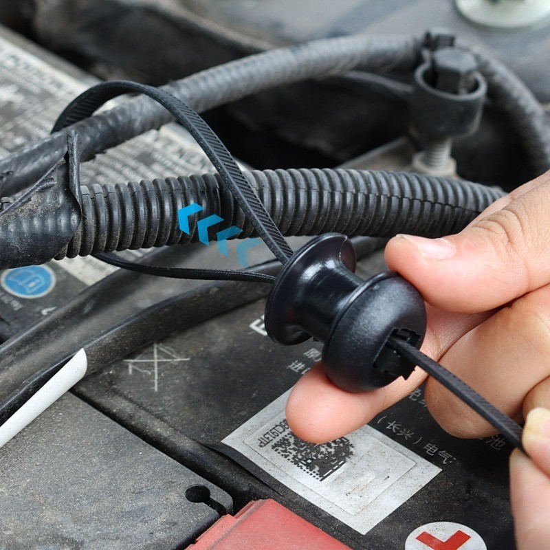 Self-Locking Nylon Cable Ties - Automotive Wiring Harness Fasteners ...
