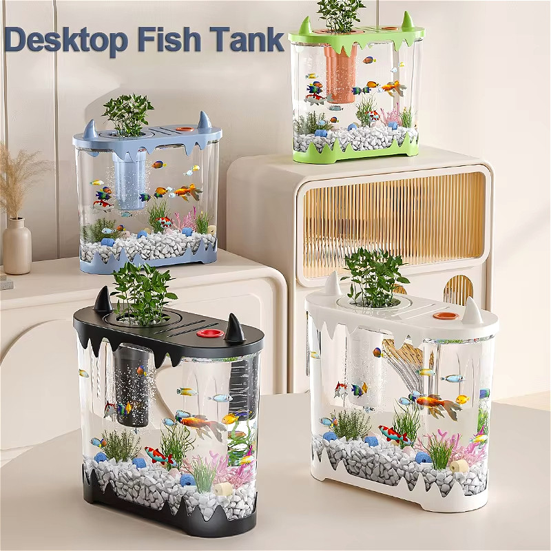 Fish Tank Living Room Small Mini Douyu Tank Household Tabletop ...