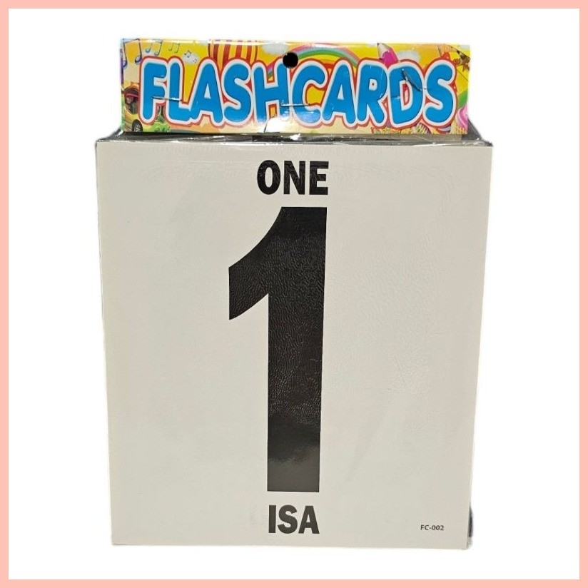 Number Flash Cards for Toddlers 1- 100 in English and Tagalog Big ...