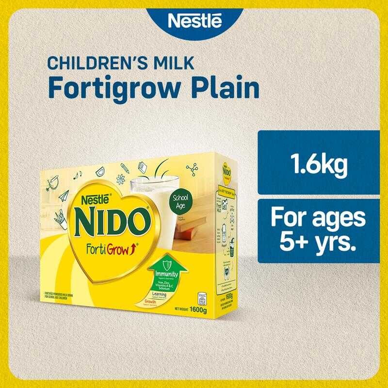 NIDO FORTIGROW Fortified Powdered Milk Drink 1.6Kg | Shopee Philippines