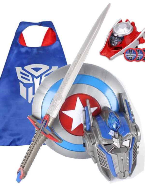 Transformers Optimus Prime Costume Props Transformation Armor Robe Mask ...