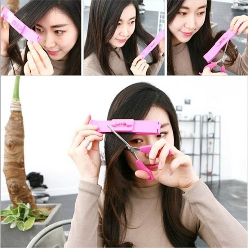 Air Bangs Haircut DIY Bangs Cutting Tool Thinning Shears Adult Haircut ...