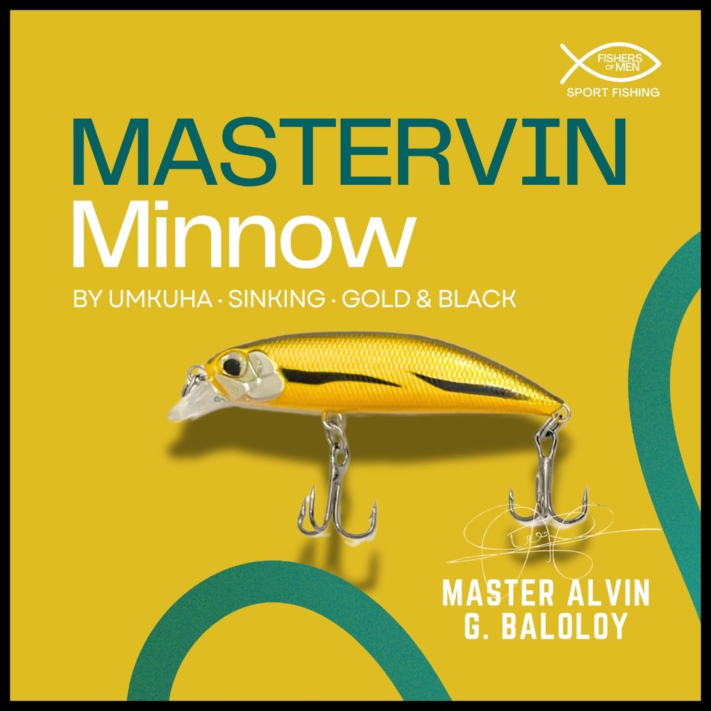 MASTERVIN MINNOW - By Umkuha | 8 Grams Sinking Minnow | COD (MASTERVIN ...
