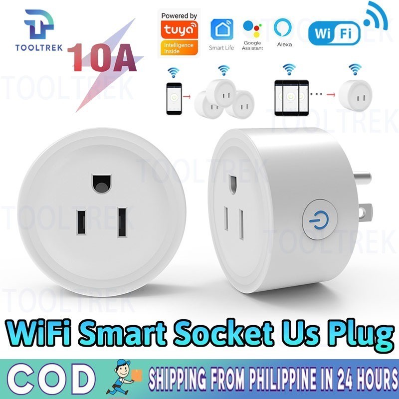 WiFi smart socket wireless socket switch supports Cozylife APP control ...