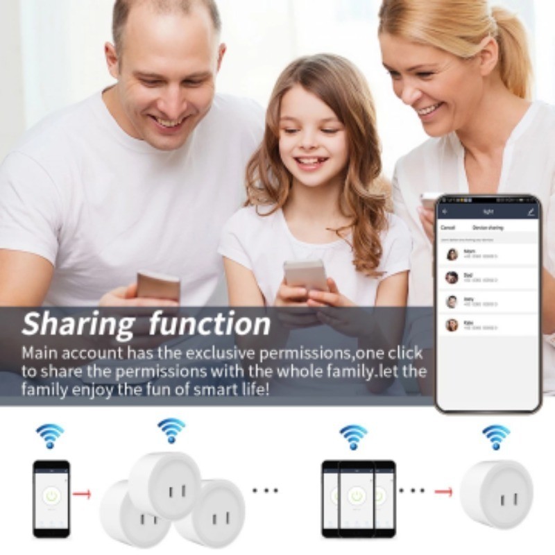 WiFi smart socket wireless socket switch supports Cozylife APP control ...