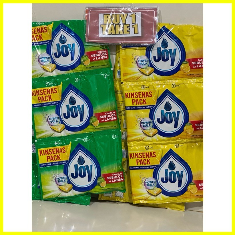 JOY DISHWASHING LIQUID SACHET BUY 1 GET FREE | Shopee Philippines