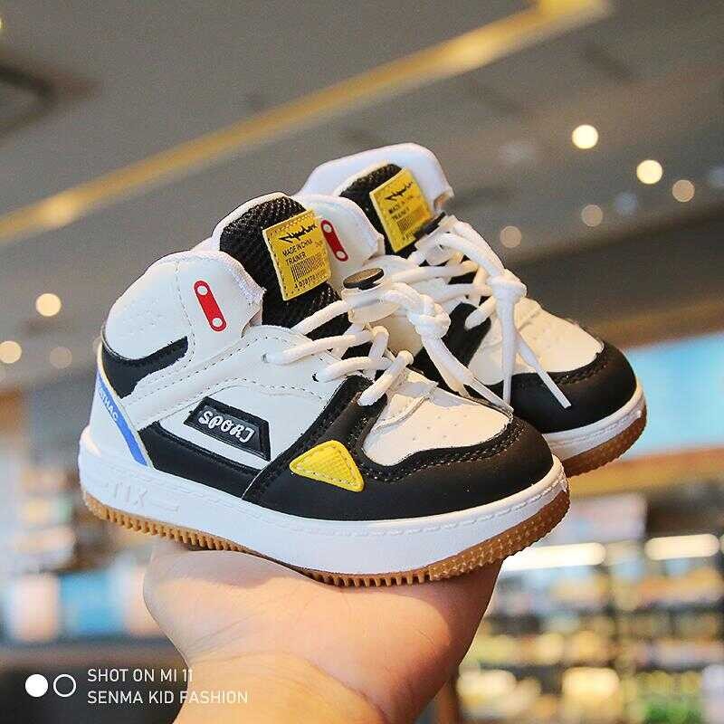 SENMA High Cut Shoes For Kids Boys Girls Rubber Lovely Korean Baby 1 To ...