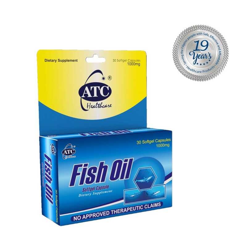 ATC Fish Oil (Box Of 30S) | Shopee Philippines