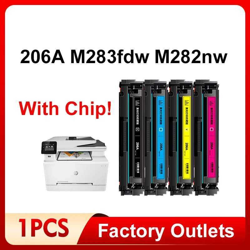 8 Compatible 206A Cartridge For HP Color Laserjet Pro M255 M255nw ...